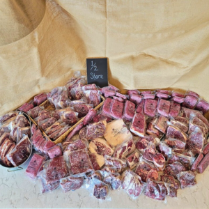 1/2 Standard Beef Share | Side of Beef | Pasture Raised Bulk Beef
